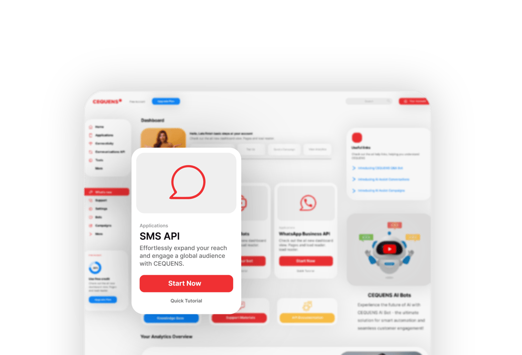 CEQUENS SMS API: Send and Receive SMS Messages for Business | CEQUENS